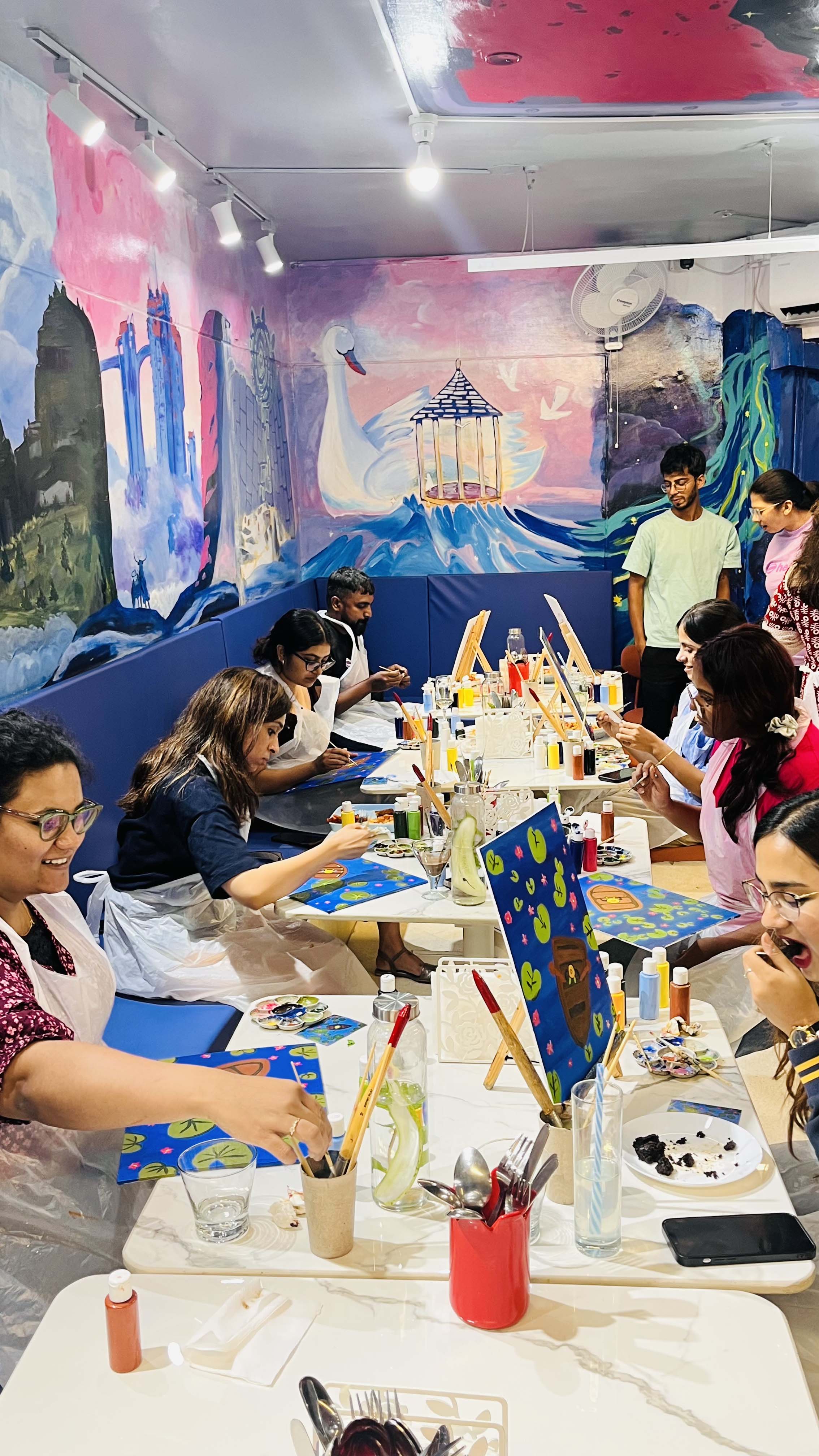 Beginner-Friendly Sip & Stroke Painting Experience