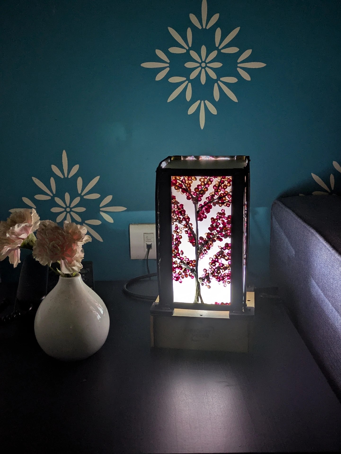 DIY Make Your Own Japanese Cherry Blossom Lamp